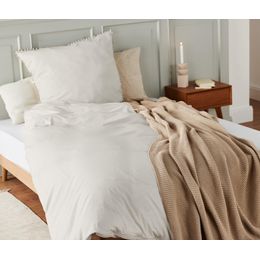 Tchibo - Premium-Baumwoll-Bettw&auml;sche - beige