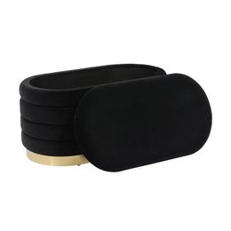 Kayoom Sitzbank &raquo;Adina&laquo; - 80x42x42cm - schwarz -