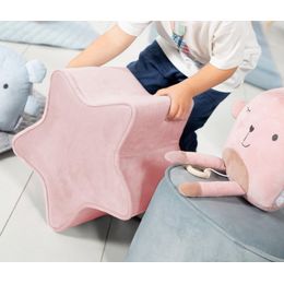 Roba Kinderhocker in Sternform »Lil Sofa« - 30x30x24cm - rosa - Holz