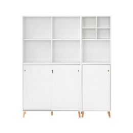 Tchibo - 5-teiliges B&uuml;rom&ouml;bel-Set &raquo;Serie 500&laquo; - 100,1x41x92,6cm - braun -