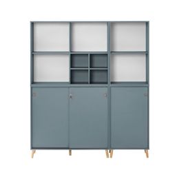 Tchibo - 5-teiliges B&uuml;rom&ouml;bel-Set &raquo;Serie 500&laquo; - 100,1x41x92,6cm - braun -