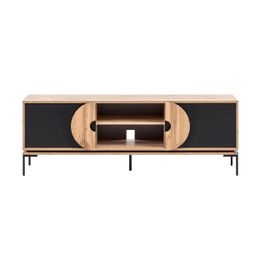 LOOKS by Wolfgang Joop Lowboard mit Griffapplikationen - 1x15,5x67cm - schwarz -