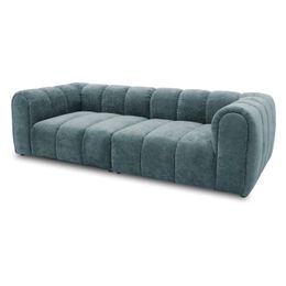 Tchibo - Domo Bigsofa Sitzraster - 224x118x69cm - petrol - Polyester / Holz