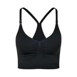 Tchibo - Seamless-Sport-Bustier - Damen - Gr. S - schwarz