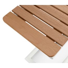 Tchibo - Beistelltisch - 46,5x30x56cm - wei&szlig; -