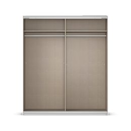 Rauch Schwebet&uuml;renschrank &raquo;Abraxxas&laquo; mit dimmbarer Spiegelbeleuchtung - 181x62x212cm - wei&szlig; -