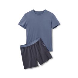 Tchibo - Shorty-Pyjama mit Modal - Herren - Gr. XL - anthrazit