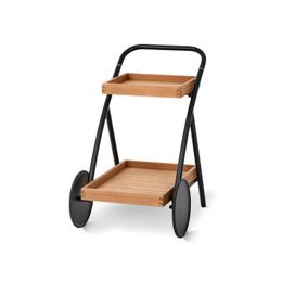 Tchibo - Garten-Barwagen »Elin« - 57x79x90,5cm - schwarz - Holz / Aluminium / Polyurethan