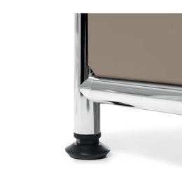 Tchibo - Sideboard Metall &raquo;Cn3&laquo; mit 2 Klappf&auml;chern - 77x40x82,5cm - taupe -