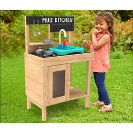 TP Toys Kinder-Spielk&uuml;che mit Waschbecken - braun
