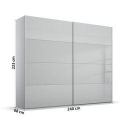 Rauch Black 20Up Schwebet&uuml;renschrank &raquo;Premium&laquo; - 239x68x223cm - grau -