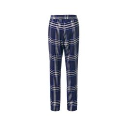 Tchibo - Karierte Joggpants - Damen - Gr. S - wei&szlig;/kariert