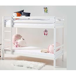 Hoppekids Eco Etagenbett &raquo;Dream&laquo; - 101x208x145cm - wei&szlig; -