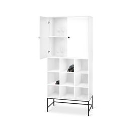 Tchibo - Weinregal - 86,5x45x180cm - schwarz - Holz / Metall