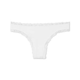 Tchibo - 5 Strings - Damen - Gr. M - wei&szlig;/gestreift
