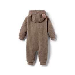 Tchibo - Baby-Teddyfleece-Overall - Herren - Gr. 86/92 - braun