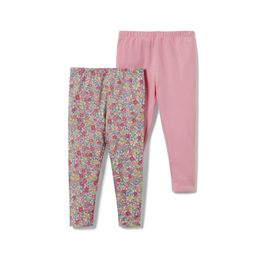 Tchibo - 2 Kleinkind-Leggings - M&auml;dchen - Gr. 98/104 - rosa