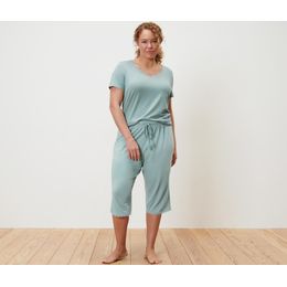 Tchibo - 3/4-Pyjama - Damen - Gr. L - blau