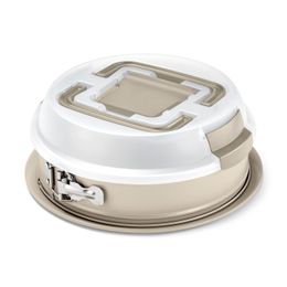 Tchibo - Springform mit Transportdeckel - beige