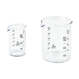 Tchibo - 2 Messbecher - schwarz