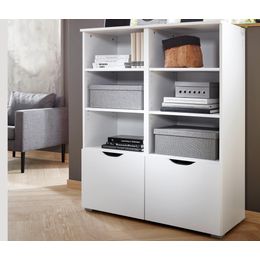 Tchibo - Regal &raquo;Alvara&laquo; - 93x42x119cm - wei&szlig; -