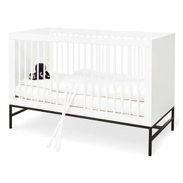 Pinolino Kinderbett &raquo;Steel&laquo; - 75x145x95cm - anthrazit -