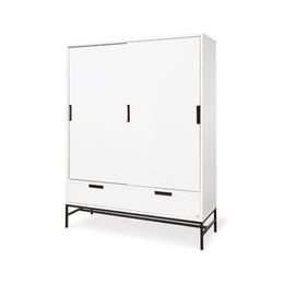 Pinolino Kleiderschrank &raquo;Steel&laquo; - 140x52x187cm - anthrazit -