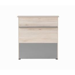 Tchibo - Empfangstresen mit Stauraum &raquo;Serie 400&laquo; - 104x44x110cm - silber -