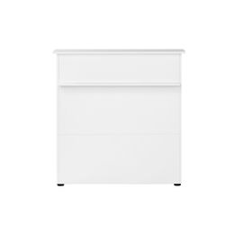 Tchibo - Empfangstresen mit Stauraum &raquo;Serie 400&laquo; - 104x44x110cm - silber -