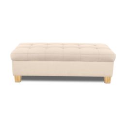 DOMO collection Hocker &raquo;Sugar&laquo; - 143x69x43cm - creme -