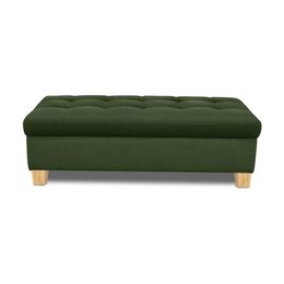 DOMO collection Hocker &raquo;Sugar&laquo; - 143x69x43cm - dunkelgr&uuml;n -
