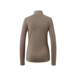 Tchibo - Shirt mit RWS-zertifizierter Wolle - Damen - Gr. XS - taupe