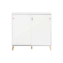 Tchibo - Schiebet&uuml;renschrank &raquo;Serie 500&laquo; - 100x41x92,5cm - braun -