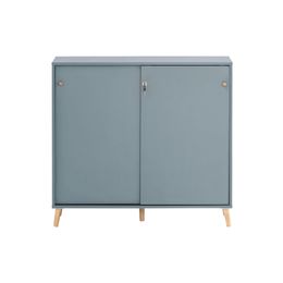 Tchibo - Schiebet&uuml;renschrank &raquo;Serie 500&laquo; - 100x41x92,5cm - braun -