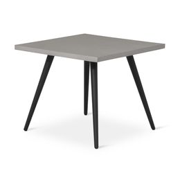 Tchibo - Dining-Tisch mit Beton-Tischplatte - 90x90x75cm - schwarz - Polyzement / Stahl / Kunststoff