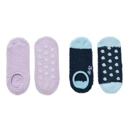 Tchibo - 2 Paar Hausschuhsocken - Damen - Gr. 39-42 - lila