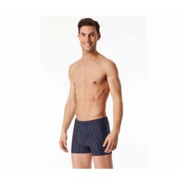 3 Schiesser Shorts - Herren - Gr. Xxl/8 - dunkelblau/gestreift