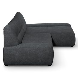 DOMO collection Ecksofa &raquo;Cesena&laquo; - 288x175x81cm - anthrazit -