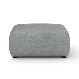DOMO collection Hocker &raquo;Cesena&laquo; - 88x88x39cm - dunkelgrau -