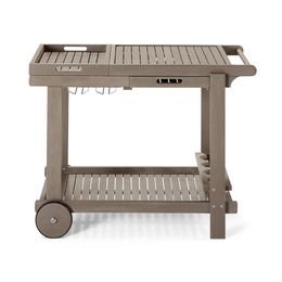 Tchibo - Grillwagen &raquo;Leira&laquo; mit 2 herausnehmbaren Tabletts - 100x55x76cm - schwarz -