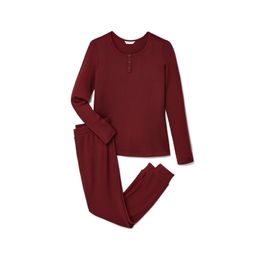 Tchibo - Pyjama - Damen - Gr. M - bordeaux