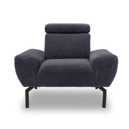 DOMO collection Sessel &raquo;Cabarini&laquo; - 94x96x83cm - dunkelblau -