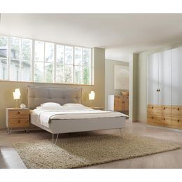 Rauch Bettanlage &raquo;Homey&laquo; mit 2 Nachttischen - 288x219x109cm - wei&szlig; -