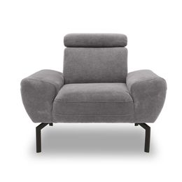 DOMO collection Sessel &raquo;Cabarini&laquo; - 94x96x83cm - dunkelgrau -