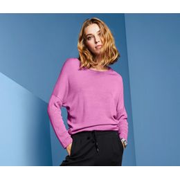 Tchibo - Feinstrickpullover mit Fledermaus&auml;rmeln - Damen - Gr. S - pink
