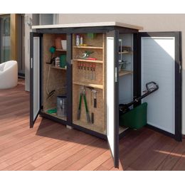 Weka &raquo;Garten Q Teras&laquo; - 170x85x161cm - grau -
