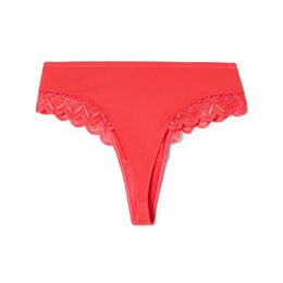 Tchibo - Midrise-Brazil-Tanga - Damen - Gr. XL - rot