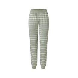 Tchibo - Pyjamahose - Damen - Gr. XXL - wei&szlig;/gestreift