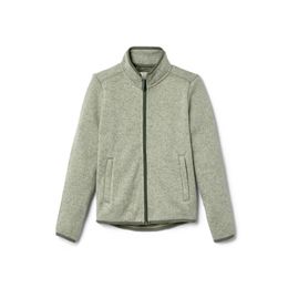 Tchibo - Strickfleece-Jacke - Herren - Gr. 122/128 - gr&uuml;n