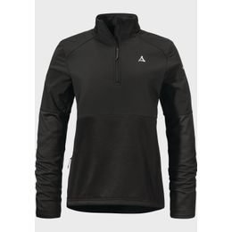 Schöffel Radtrikot SCHÖFFEL "Bike Jersey Style Salza WMS", Gr. 42, schwarz (9990, schwarz), Oberstoff : 96% Polyester 4% Elasthan, Trikots